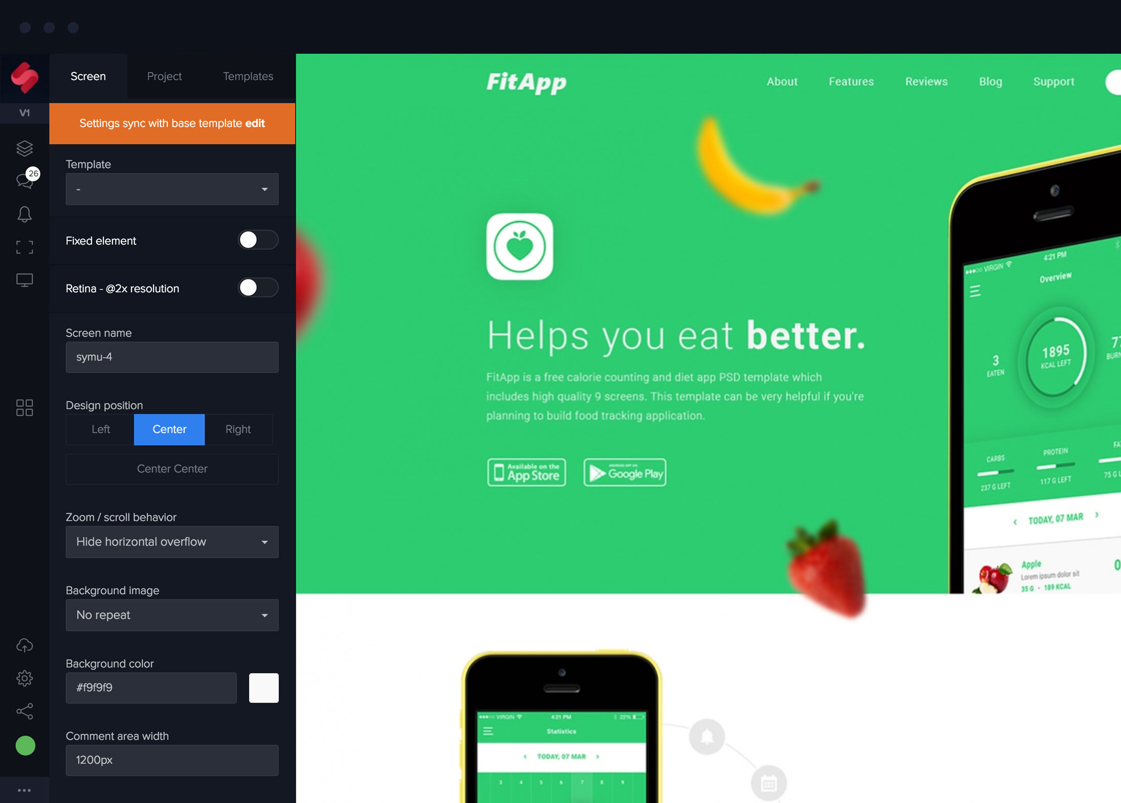 Symu.co - display your design in a web browser